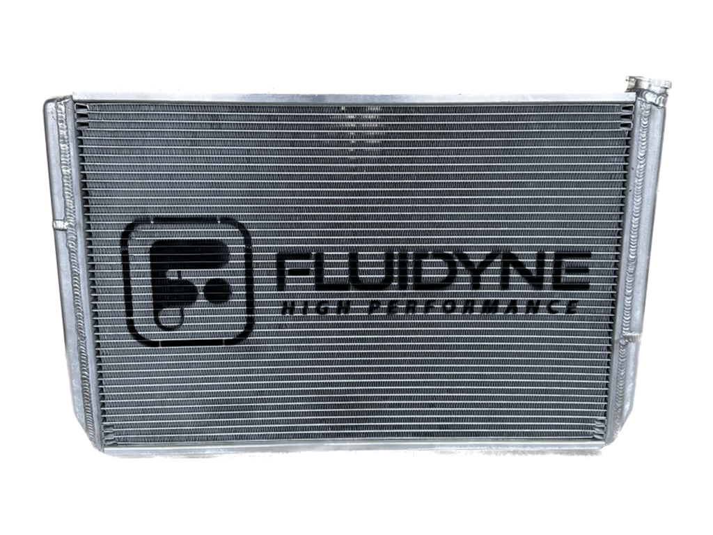 Fluidyne Super Late Model Triple Pass 3 Row Aluminum Radiator